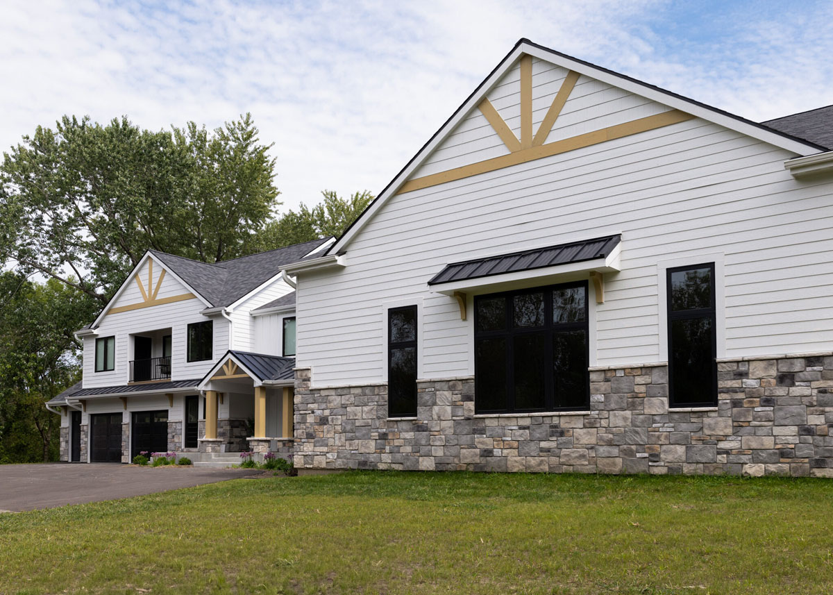 Modern Farmhouse Sport Court Addition - Elias Construction